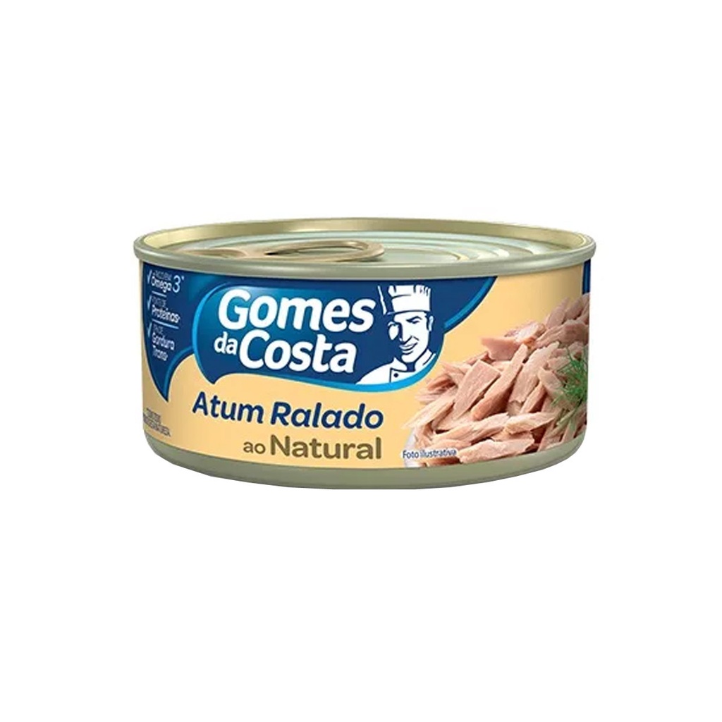 ATUM RALADO AO NATURAL GOMES DA COSTA 170G | Boníssima Lourdes